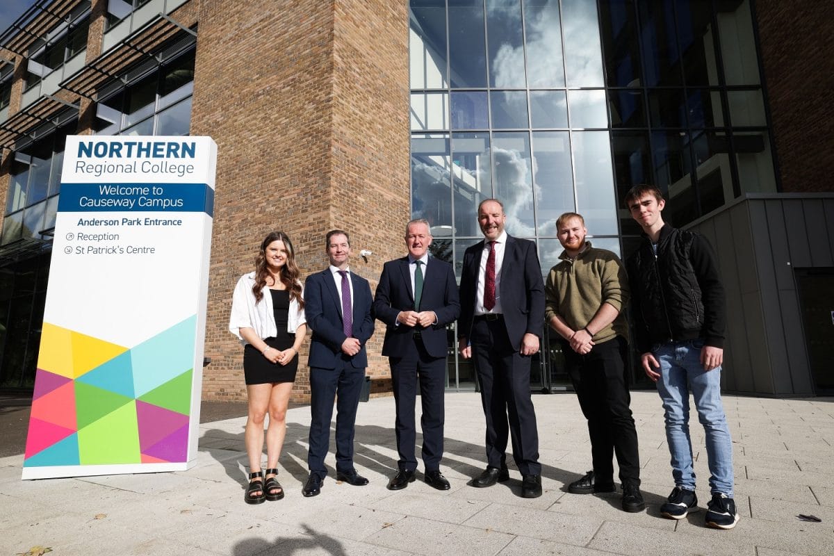 Economy Minister Opens New Northern Regional College Coleraine Campus ...